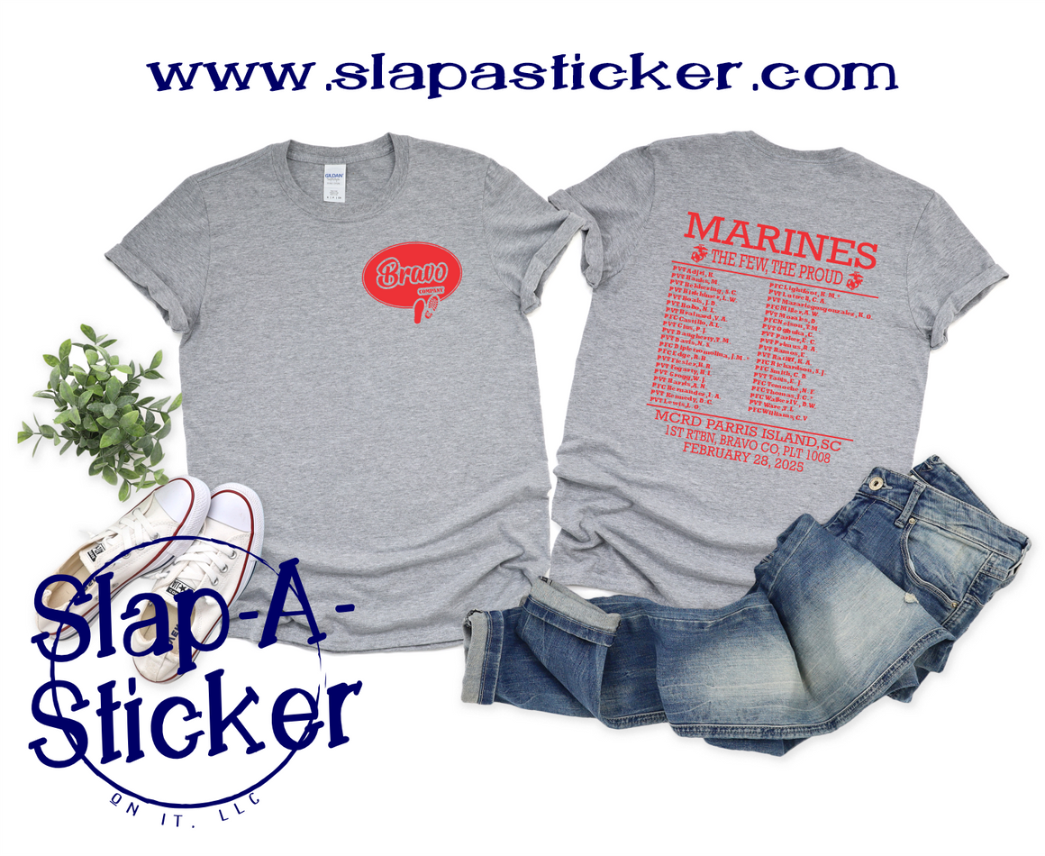 USMC Just for Fun! – Tagged "Roster Tees" – Slap-A-Sticker On It, LLC