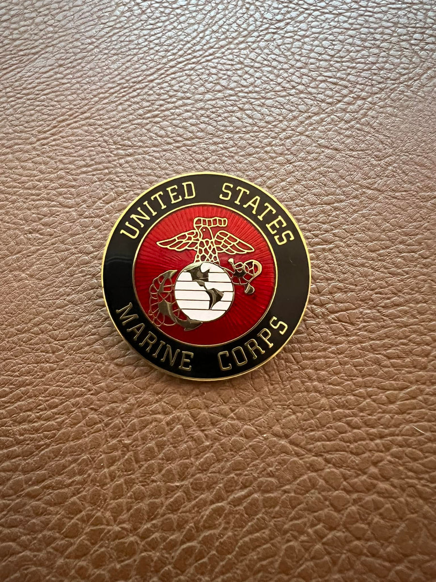 Pin - USMC 3/4" – Slap-A-Sticker On It, LLC